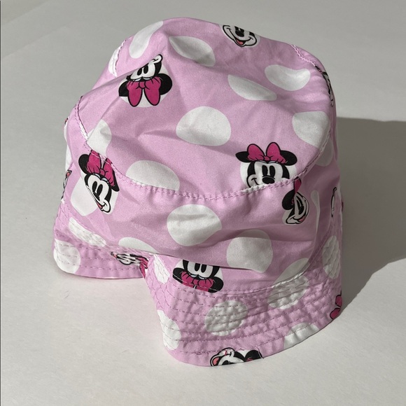 Disney | Accessories | Disney Minnie Mouse Pink Girls Bucket Hat Sun ...
